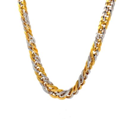 Long Elegance Gold Chain - Mustafa Jewellery