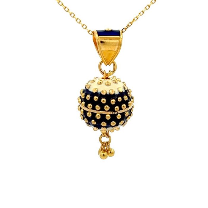 Gold Pendants Designs in Singapore - Mustafa Jewellery