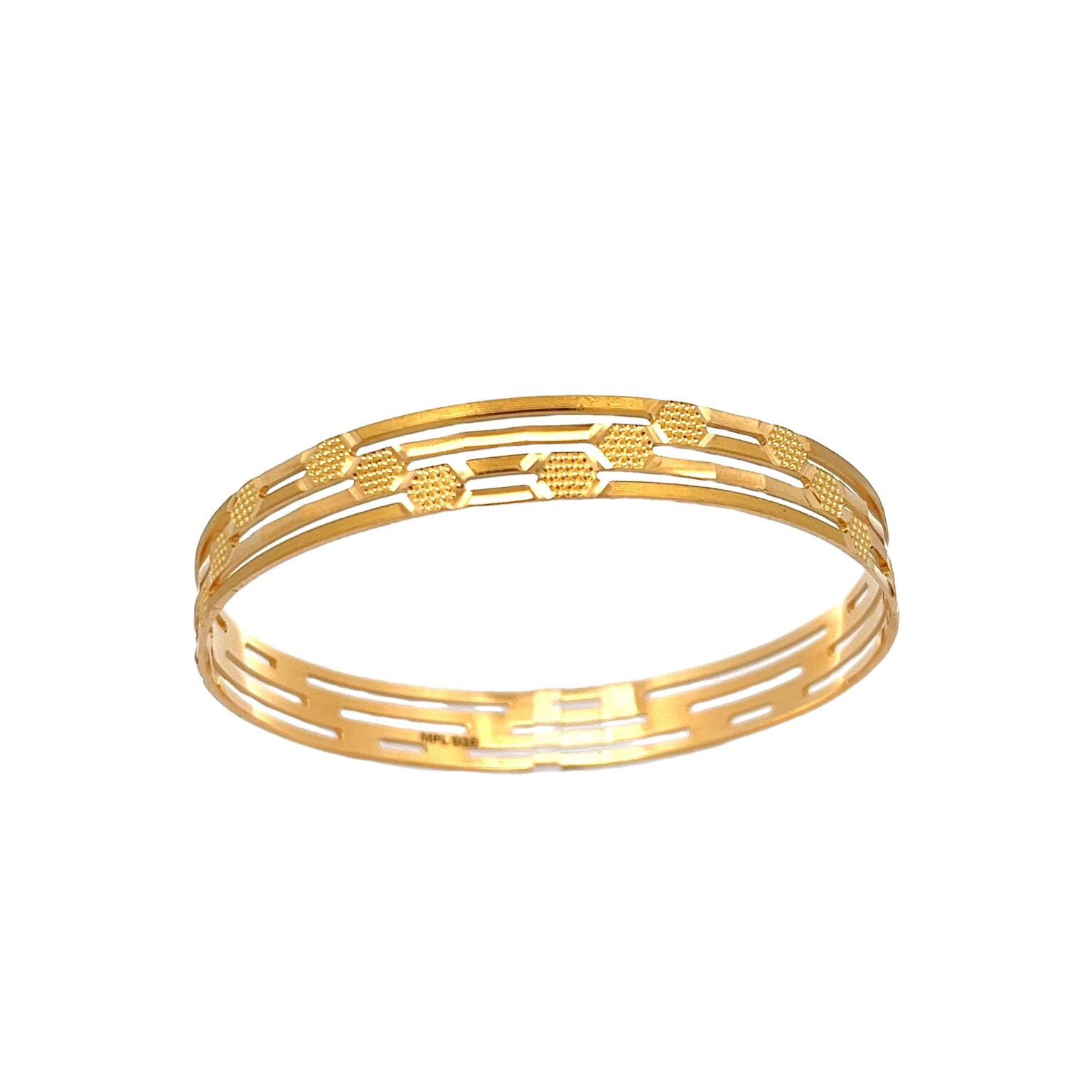 916 & 999 Gold Bangle Singapore - Mustafa Jewellery
